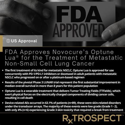 Rxtrospect Oncology Analytics On Linkedin Rxtrospect — Fda Approves Novocures Optune Lua® For