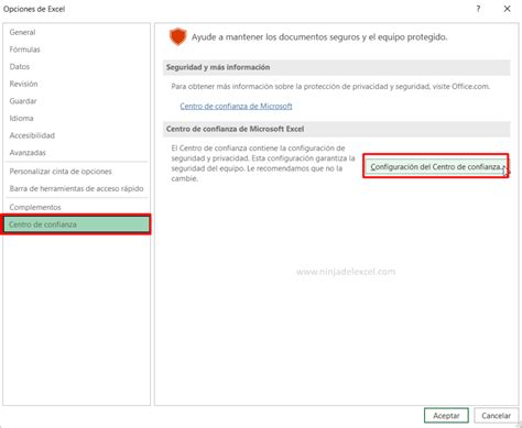Descubra Como Habilitar Macro En Excel Ninja Del Excel