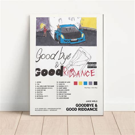 Goodbye And Good Riddance Album Cover Poster Album Wall Poster Etsy