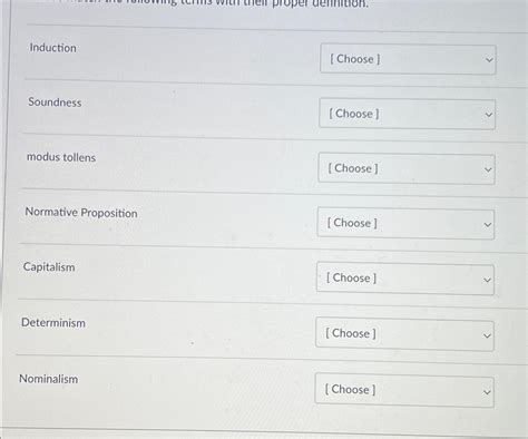 Solved Inductionsoundnessmodus Tollensnormative