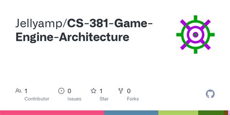 Github Jellyamp Cs 381 Game Engine Architecture