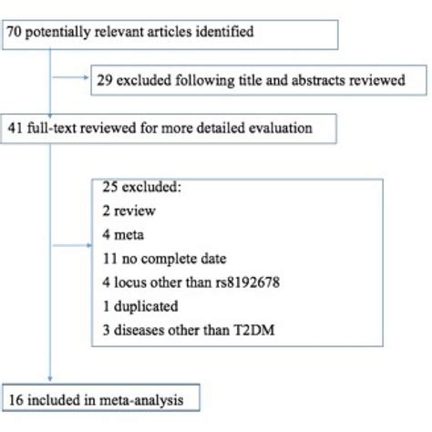 Retrieval Flow Chart Of Literatures For Inclusion In The Metaanalysis Download Scientific Diagram