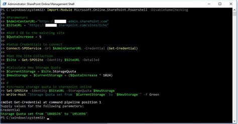 How To Increase Sharepoint Storage Limit Using Powershell Microsoft Qanda