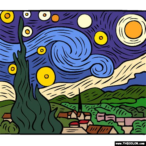 Vincent Van Gogh Starry Starry Night Artofit