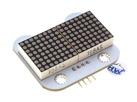 8x16 led matrix modul červená hwkitchen