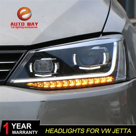 Car Styling Head Lamp Case For Vw Jetta Mk6 2012 2017 Headlights Led Vw