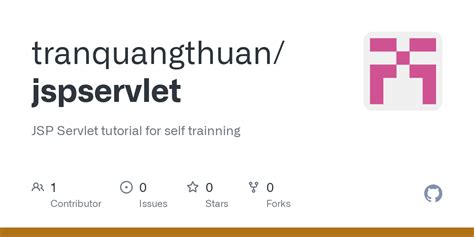 Github Tranquangthuanjspservlet Jsp Servlet Tutorial For Self Trainning