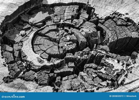 Grayscale Wood Texture With Realistic Natural Structure Vector