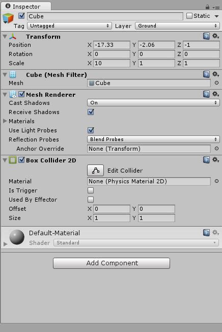 2d Cant Move Character At All In Unity Basic Platformer Guide Game