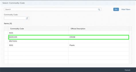 Sap S4 Hana Cloud Managing Commodity Codes For Products