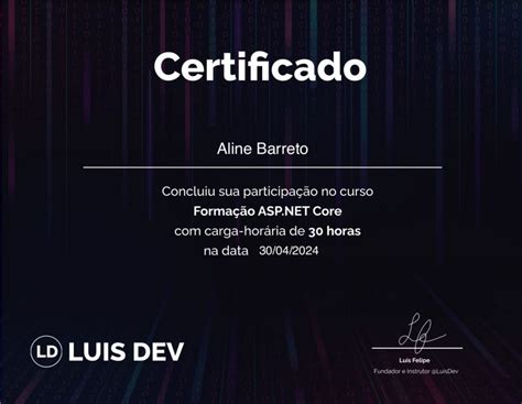 Aspnetcore Webdevelopment Continuouslearning Csharp Aline Barreto