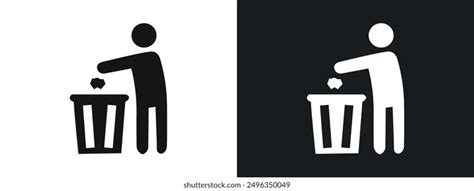 Do Not Litter Icon Linear Graphics Stock Vector Royalty Free 2496350049 Shutterstock