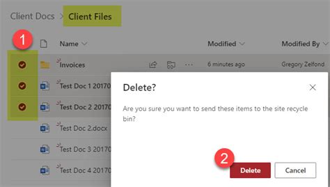 How The Sharepoint Online Recycle Bin Restore Process Works Sharepoint Maven