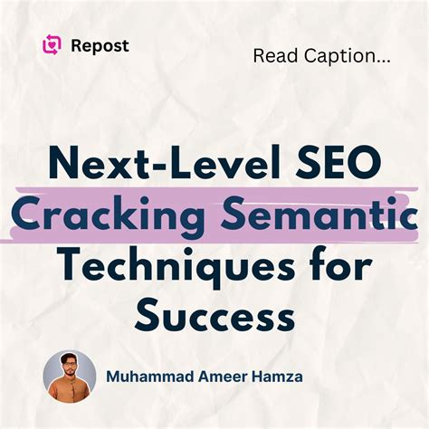 muhammad ameer hamza on linkedin seo semanticseo contentstrategy semanticsearch