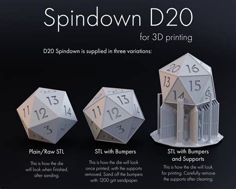 3d Printable Spindown D20 Printable Dice Masters Stls For 3d Worksheets Library
