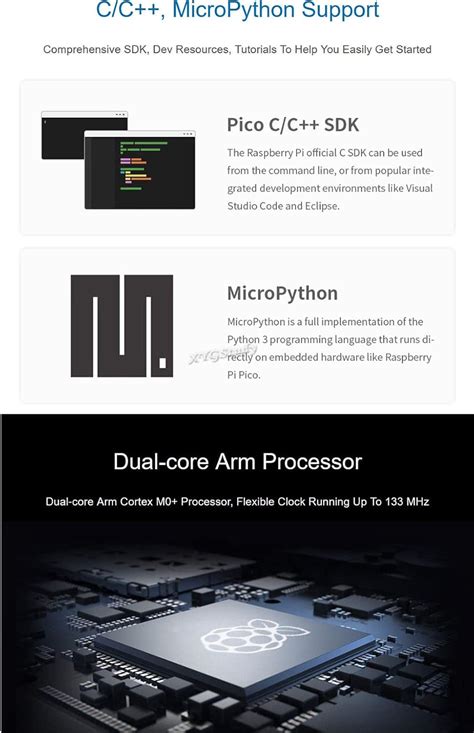 Buy RP One MB Flash MCU Board Based On Raspberry Pi RP Microcontroller Chip With Dual
