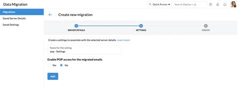 POP Migration To Zoho Mail