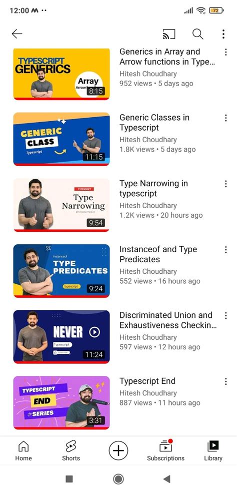 koushik saha on linkedin awesome series of typescript from hitesh