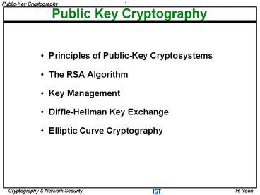 Public Key Cryptography Presentation Free To View