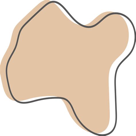 Set Of Abstract Organic Blob Shape Elements With Line 7188336 Vector Art At Vecteezy