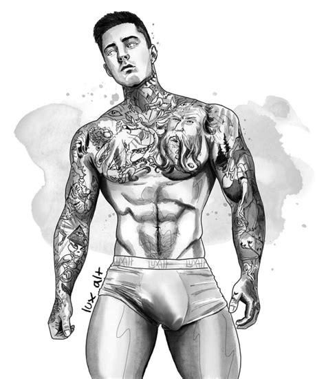 Rule 34 Black And White Bulge Jake Jakipz Andrich Looking At Viewer Lux Alt Male Male Only