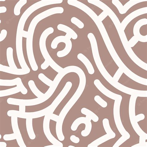 Premium Vector Abstract Wavy Linear Seamless Pattern On Pastel Background Vector Illustration