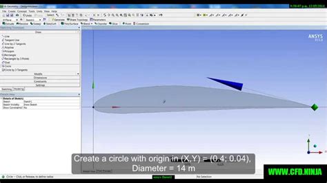 Ansys Fluent Tutorial Design Modeler Naca Airfoil Part 26 Youtube