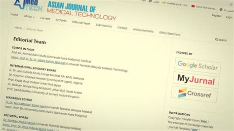 I Am Recently Joining Editorial Team Of Ajmt Y Are Welcome To Send Your Paper Hossam Donya