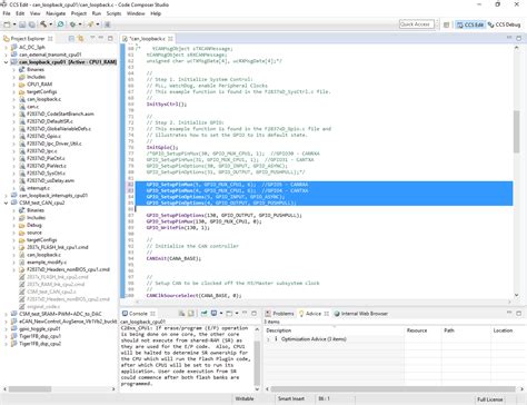 Tms320f28377d Cannot Realize Can External Loopback Mode Operation With Example Code C2000