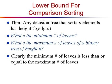 Csc 41513 Intro To Algorithms Lineartime Sorting Algorithms