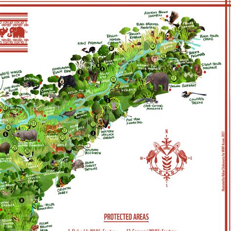 Green Humour Biodiversity Map Of Assam