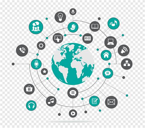 Computer Network Computer Icons Internet Of Things Digital Data Industry Text Service Png