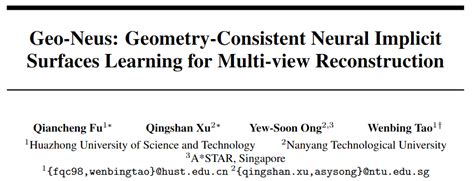 Neurips2022的spotlight文章，性能超出当前sota的神经隐式表面重建方法20 Csdn博客