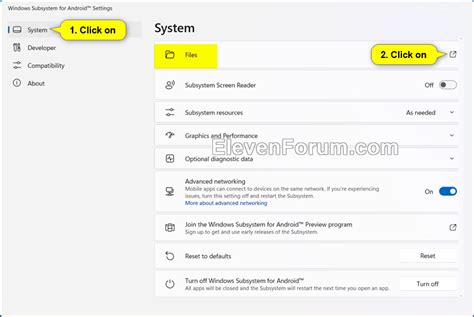 View Apps Files For Windows Subsystem For Android Wsa In Windows 11