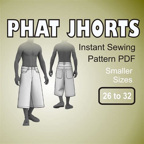 Phat Jorts Baggy Bermudas Oversized Wide Leg Skater Short Jeans