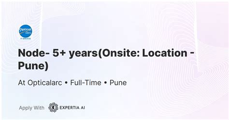 Node 5 Yearsonsite Location Pune Job Pune Mid Level