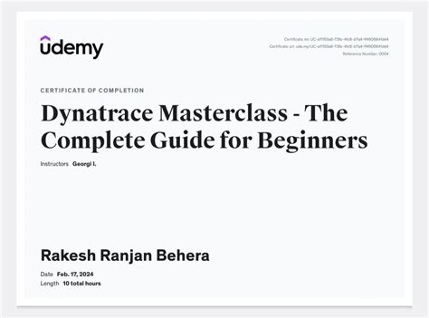 Rakesh Ranjan Behera On Linkedin Dynatrace Udemy Apm Georgl