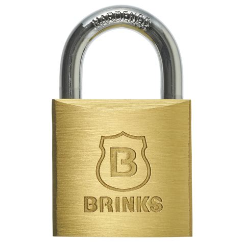 Brinks Solid Brass 30mm Keyed Padlock With 58in Shackle