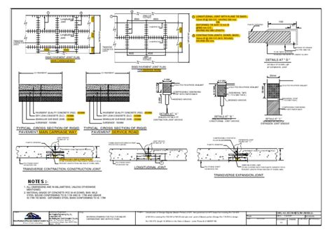 Pqc Typical Details Of Rigid Pavement Drawing 22032021 Model