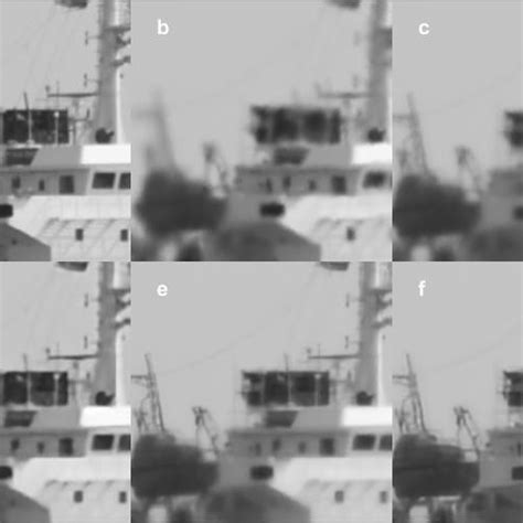 Example Of Turbulence Mitigation On Real Data Raw Input Frame A Download Scientific Diagram