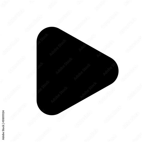 Play Button Black Glyph Ui Icon Music Player Playing Multimedia File