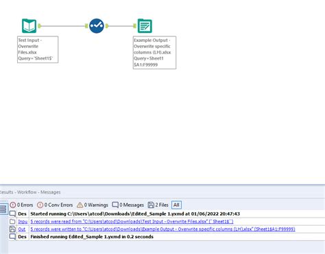 Solved Output Overwrite Specific Columns Not Entire Sh Alteryx