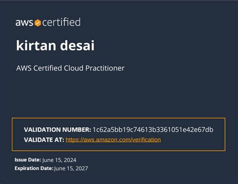 Kirtan Desai On Linkedin Aws Awscertified Cloudpractitioner Certification Cloudcomputing…