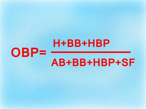 How To Calculate On Base Percentage 12 Steps With Pictures