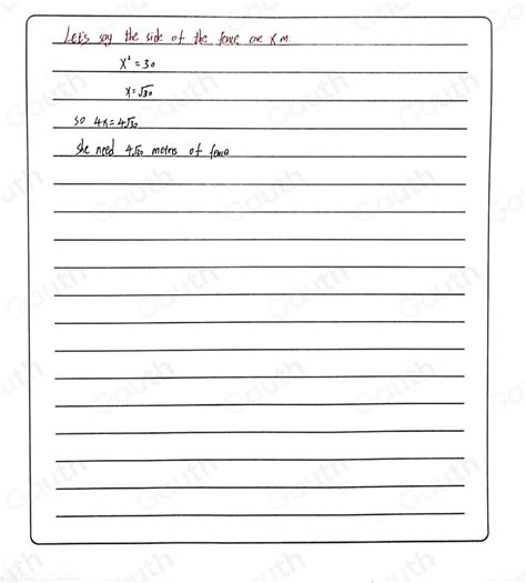 Solved Approximately 111 Square Meters Find The Perimeter 3 Madel