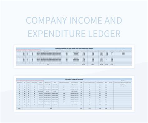 Free Expense Ledger Templates For Google Sheets And Microsoft Excel Slidesdocs