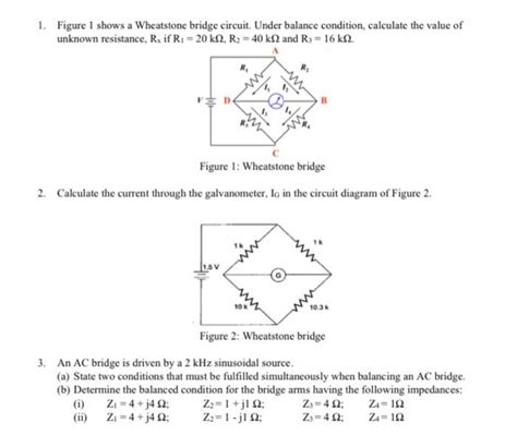 Solved Figure Shows A Wheatstone Bridge Circuit Under Chegg