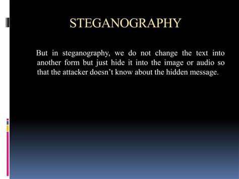Steganography With Rsa Algorithm Ppt
