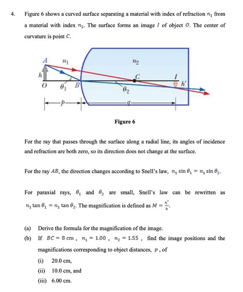 Solved Figure Shows A Curved Surface Separating A Chegg