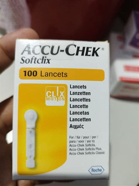 Accu Chek Softclix 100 Lancets Health And Nutrition Medical Supplies